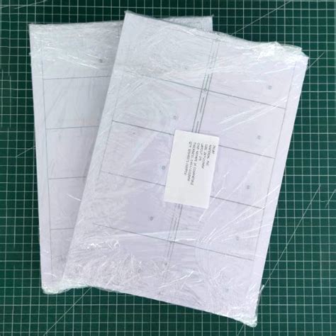 Jual Inlay RFID Sheet A4 Proximity TK4100 125 Khz Error Free Shopee