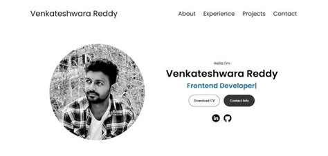 Venkateshwara Reddy Katikam On Linkedin Portfoliowebsite