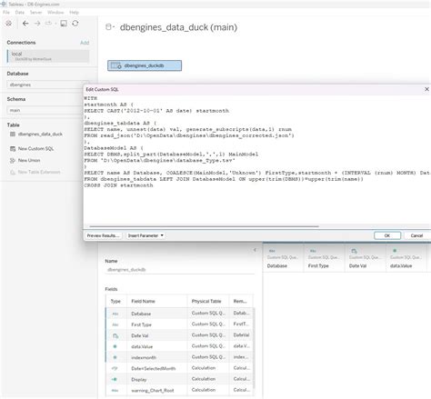 Using DuckDB With Tableau Desktop On Windows Architecture Et Performance