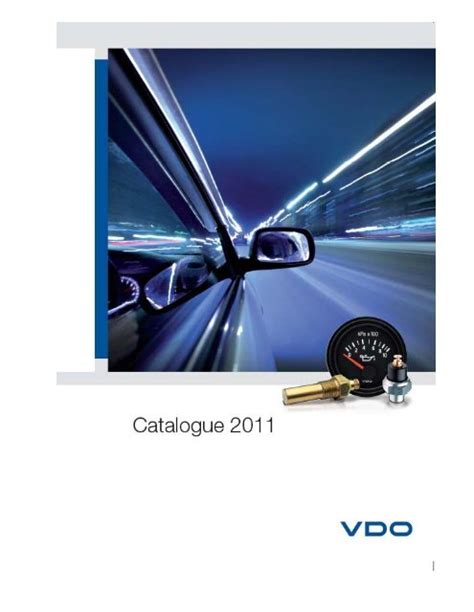 VDO Catalogue - Continental Pty Ltd