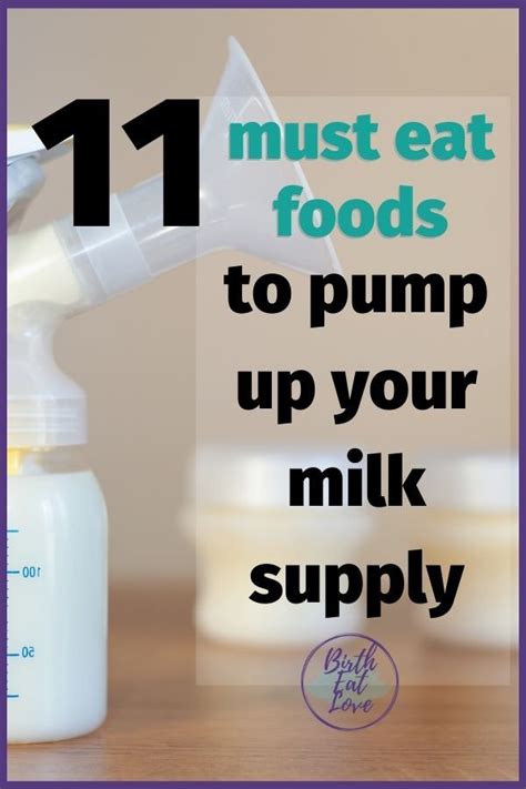 Boost Milk Supply Breastfeeding Foods Artofit