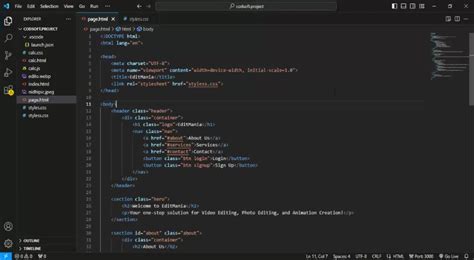 nidhi singh on linkedin landingpage editmania html css design