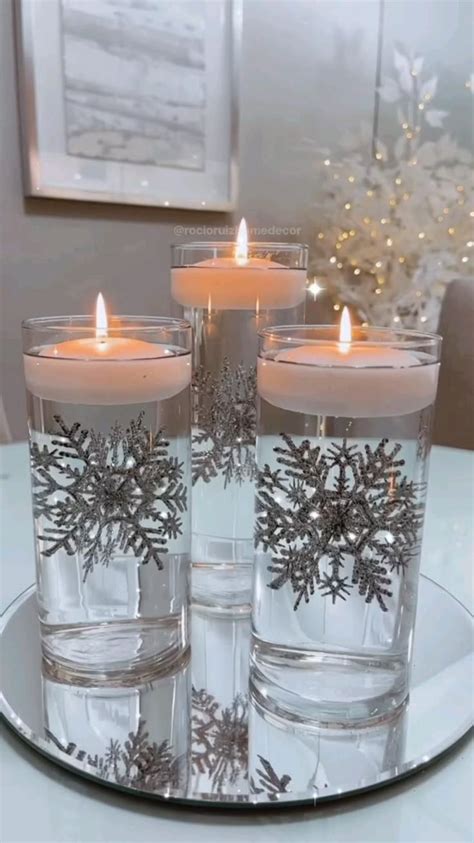 Home Decor Floating Candles Christmas Table Decorations Christmas