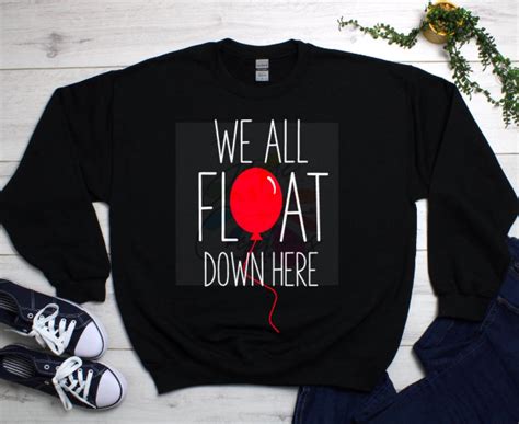 We All Float Down Here Svg Png It Pennywise Halloween Instant Download Cutfile Etsy