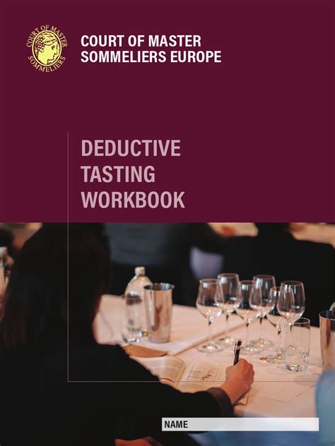 Deductive Tasting Workbook 16pp Fa Digital Pdf Winemaking Wine
