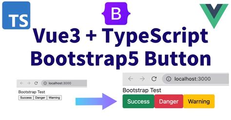 TypeScript環境でのVue3プロジェクトにBootstrap 5ボタンを実装する方法 Rambling and Delving