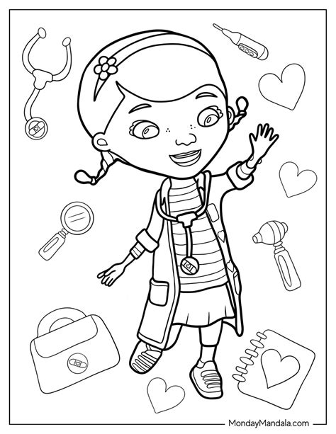 22 Doc Mcstuffins Coloring Pages Free Pdf Printables