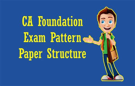 Ca Foundation Exam Pattern 2026 Marks Duration Papers Subjects