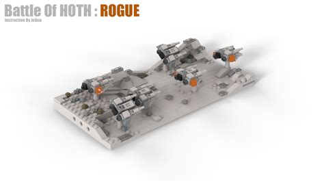 Lego Moc Battle Of Hoth Rogue By Jellco Rebrickable Build With Lego
