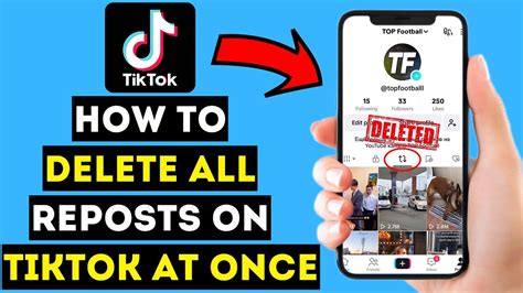 How To Delete All Reposts On TikTok At Once 2024 EASY Tutorial