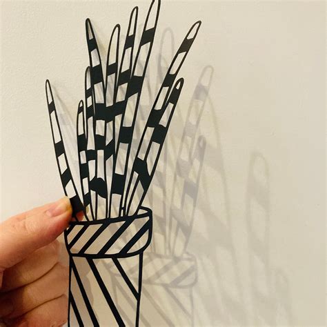 House Plant Paper Cutting Template Personal Use Diy Paper Etsy