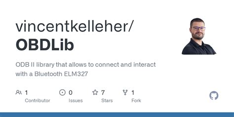 GitHub Vincentkelleher OBDLib ODB II Library That Allows To Connect