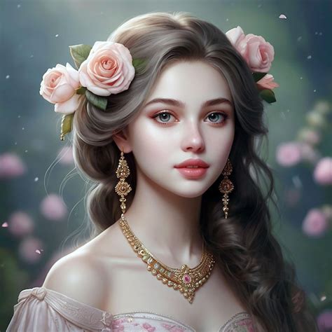 Premium Photo Beautiful Romantic Girl