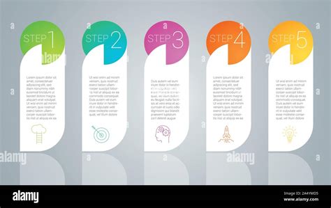 Step By Step Vector Template Stock Vector Image And Art Alamy