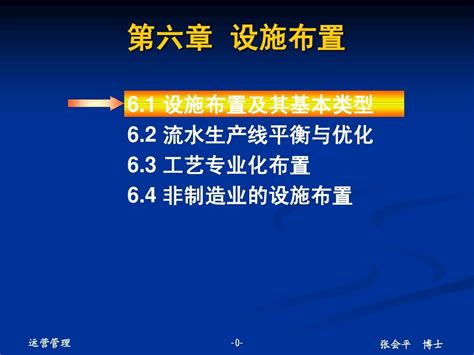 06chapt06设施布置word文档在线阅读与下载无忧文档