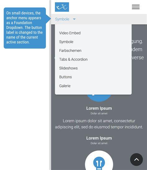 Foundation Anchor Menu Block Drupal Org