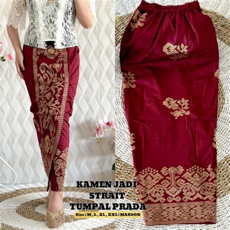 Jual ROK SONGKET BALI BORDIR STRAIT GAURI KAMEN JADI BORDIR STRAIT
