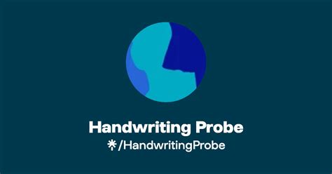 Handwriting Probe Linktree