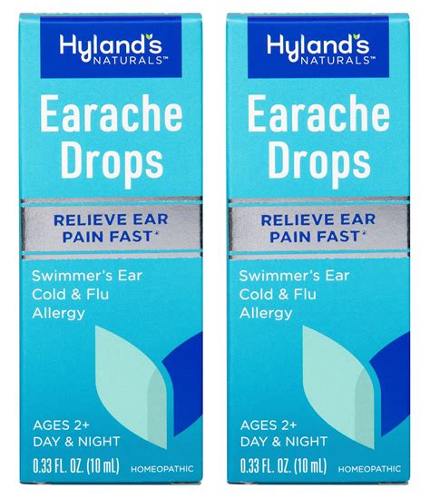 Hylands Swimmers Ear Drops Fast Relief For Clogged Ears Natural