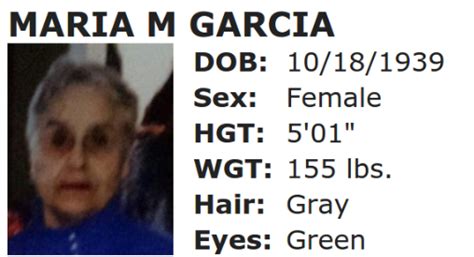 Missing Vulnerable Adult Alert Nyack Ny Patch