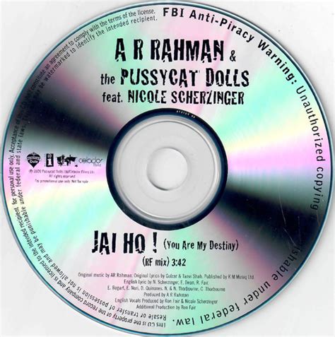A R Rahman And The Pussycat Dolls Feat Nicole Scherzinger Jai Ho You Are My Destiny 2009