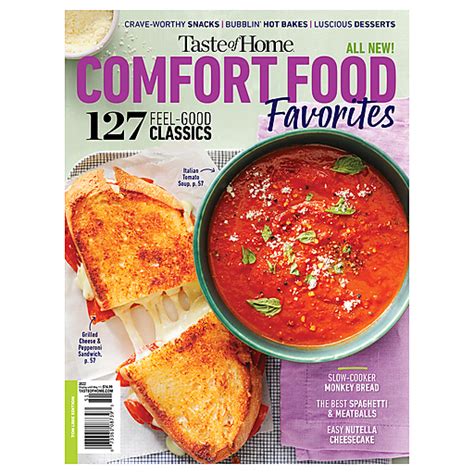 Taste Of Home Magazine Comfort Food Favorites 1 Ea Newspapers