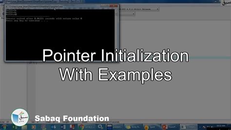 Pointer Initialization With Examples Computer Science Lecture Sabaq Pk YouTube