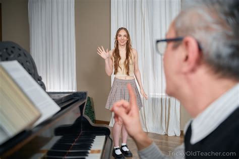 Nice Teen Eliza Crystal Gets Tricked Into Having Sex By Her Old Piano