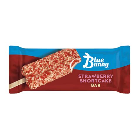 Blue Bunny Strawberry Shortcake Bar Cool Cow Ice Cream