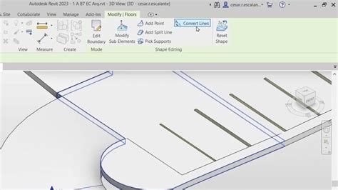 revit 2023 floor folding lines and split lines youtube
