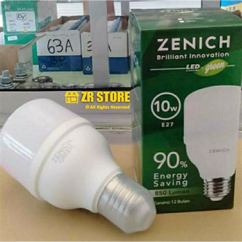 Jual LAMPU LED 10W MURAH KAPSUL ZENICH GREEN TERANG ISTIMEWA KAPSUL