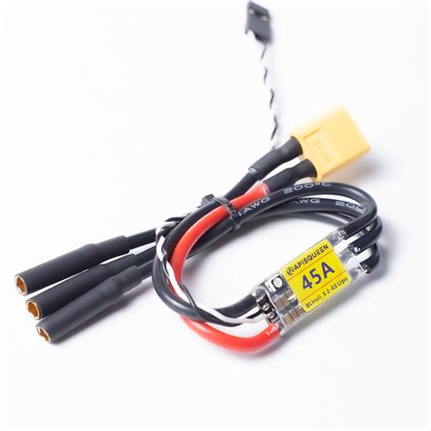 Apisqueen 12 24v 3 6s Lipo 45a Bi Directional Esc To Control Brushle