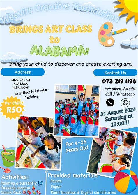 Art Workshop In Alabama Klerksdorp On The 31st Of August 2024 5