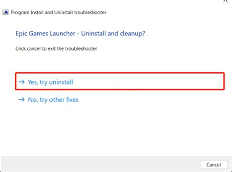 Cant Uninstall Epic Games Launcher Heres How To Fix It