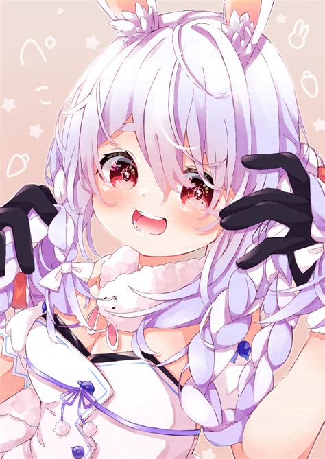 兎田ぺこら 「兎田ぺこら バーチャルyoutuber ホロライブ Vtuber Vtu」うるふぁす Skeb再開のイラスト