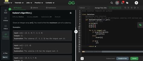 Gfg160challenge Codingchallenge Dsa Problemsolving Geeksforgeeks