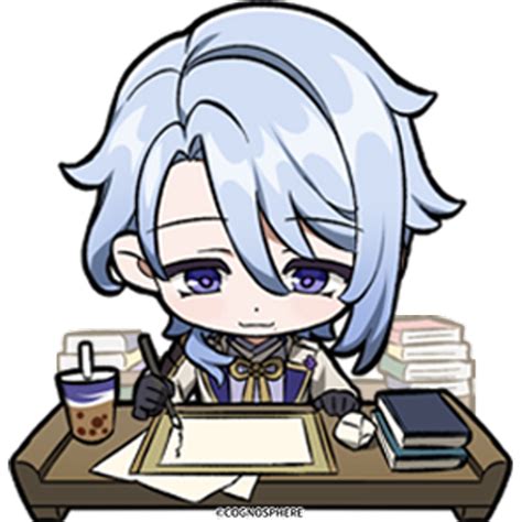 Sticker Maker Genshin Impact Kamisato Ayato Pack 01