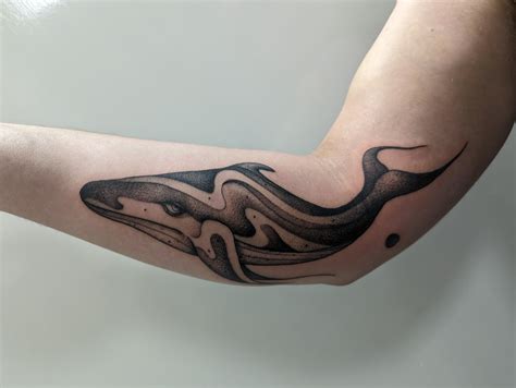 Forearm Freehand Whale By Jjtattoo At Aughras Eye Glasgow Uk R