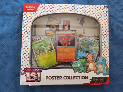 Pokemon 151 Poster Collection Em Inglês E Selado Gondomar São Cosme
