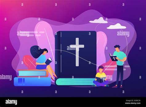 Holy Bible Concept Vector Illustration Stock Vector Image And Art Alamy