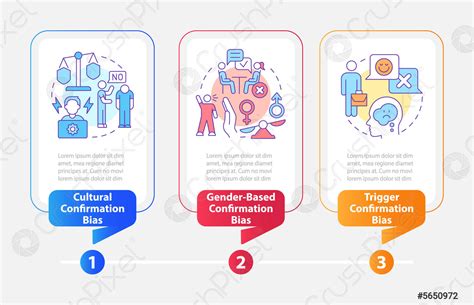 Recruitment Confirmation Bias Rectangle Infographic Template Stock Vector 5650972 Crushpixel