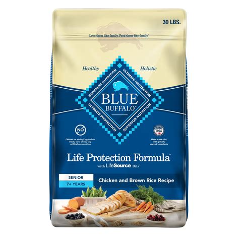 Blue Buffalo Life Protection Formula Senior Dry Dog Food Real Chicken