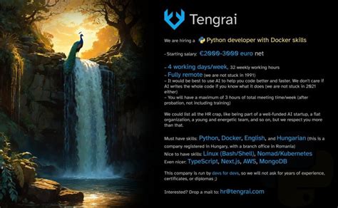 Levente Szabó On Linkedin We Are Hiring A 🐍python Developer With Docker Skills💪💻
