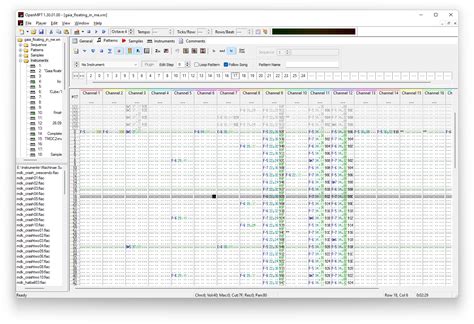 Screenshots OpenMPT Open ModPlug Tracker