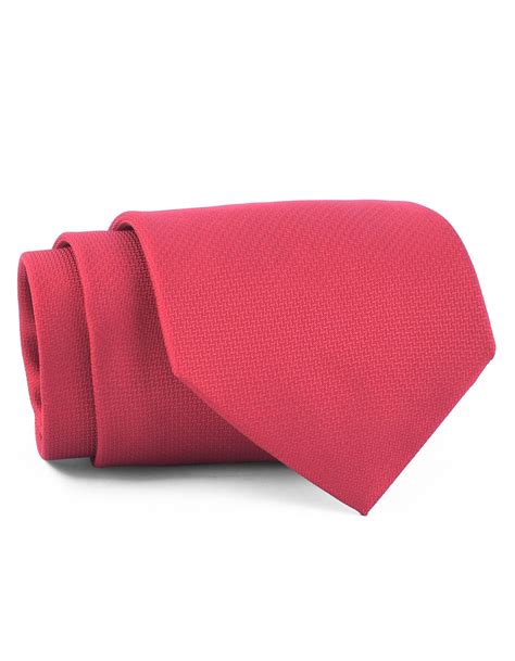 Red Texture Regular Tie