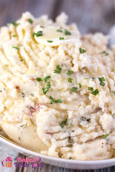 Bacon Cream Cheese Mashed Potatoes Tasty Potato Side Dish