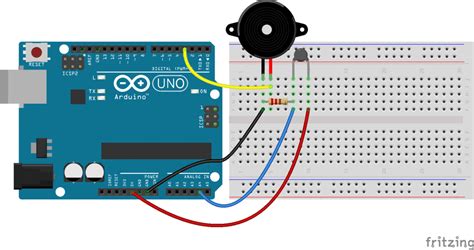 4 A Thermistor To Control A Buzzer With Arduino Uno Using A Breadboard