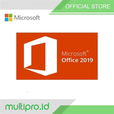 Jual Microsoft Office Standard 2019 License 021 10609 Di Seller Multipro Id Official Store