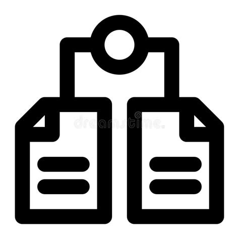 Data Integration Relational Data Outline Icon Stock Illustration Illustration Of Mobile