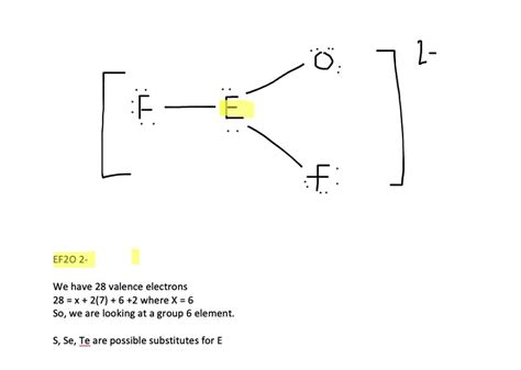 solved consider the following lewis structure where e is an unknown